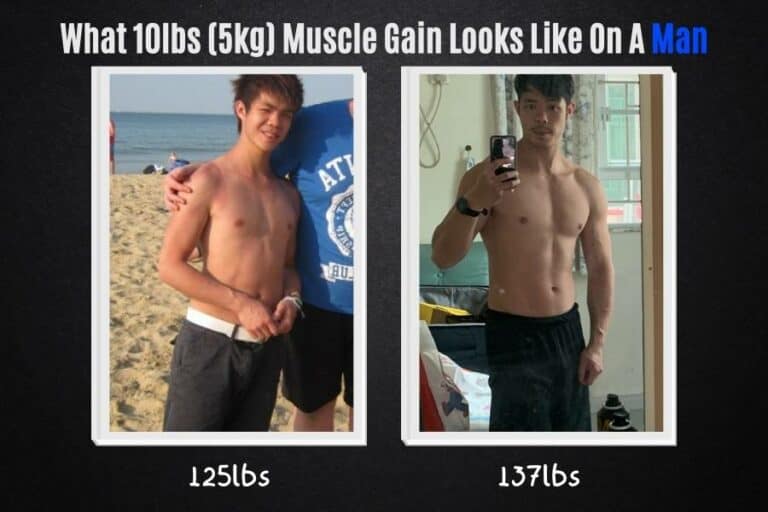 Is Gaining 10lbs Of Muscle A Lot? (before and after pics) Is Gaining 10lbs Of Muscle A Lot? (before and after pics)